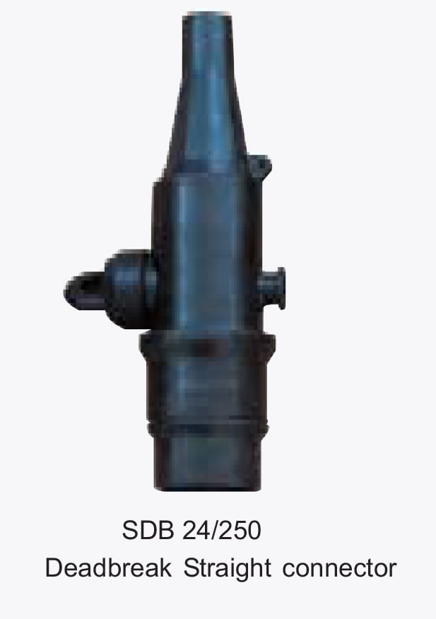 PlugIn Deadbreak Straight Connector 24/250Amp – Welcome to E.T.I Indonesia